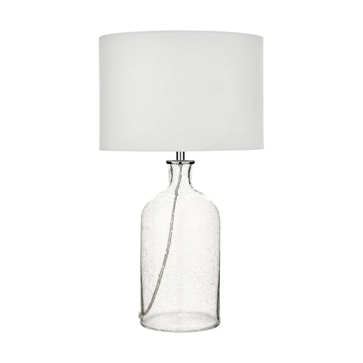 Bellamy Bubble Glass Table Lamp - Clear - Nicholas John Interiors