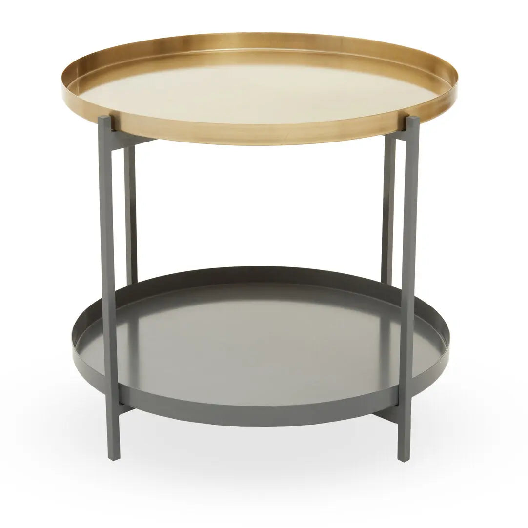 Kezra Coffee Table | Modern Gold & Grey Design – Nicholas John Interiors