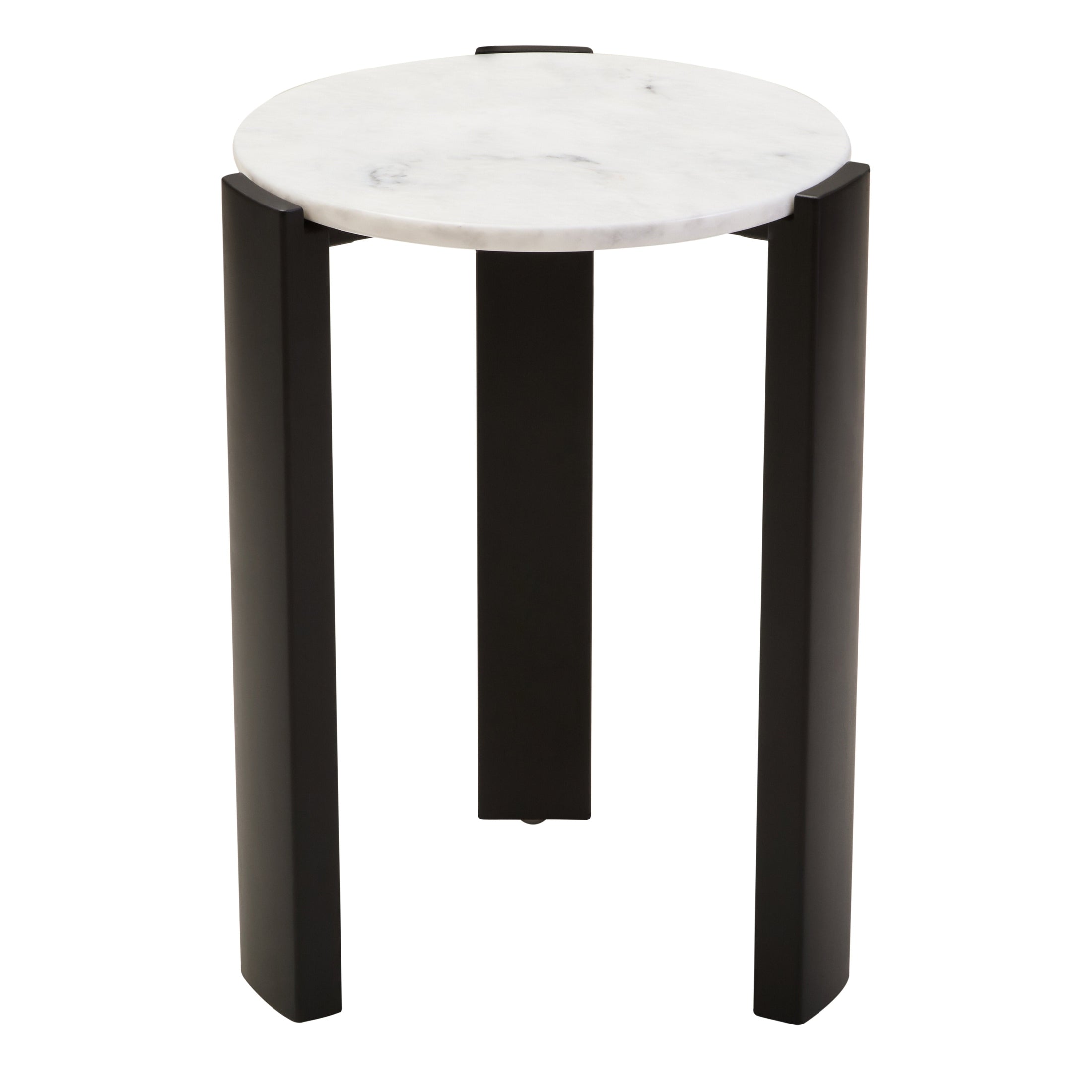 Marble Side Table | Ravello Round White Top | Nicholas John Interiors