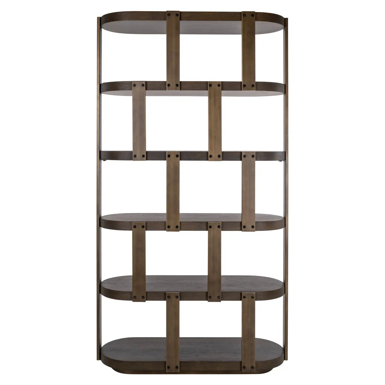 Richmond Wexford Brown Display Cabinet | Glass Doors – Nicholas John ...