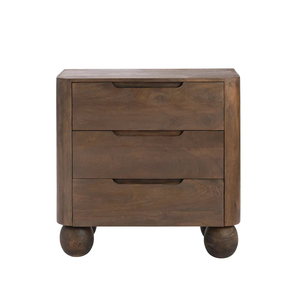 Shibui Light Brown Chest – Mango Wood Storage Chest with Ball Feet ...