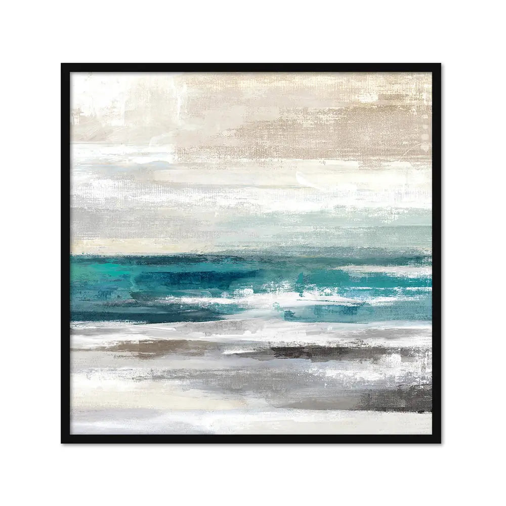 Berkeley Designs Large Abstract Canvas Art | Black Frame – Nicholas ...