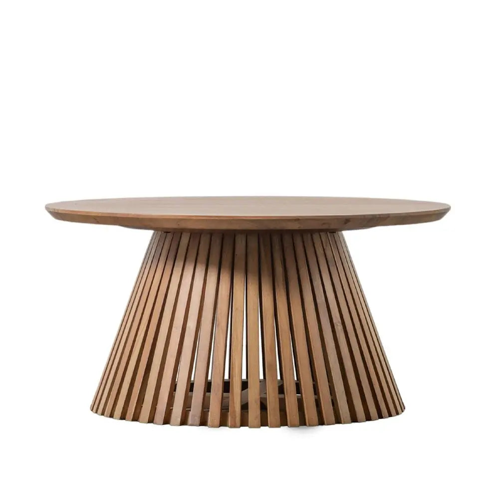 Briarwood Slatted Coffee Table | Acacia Wood Table – Nicholas John ...