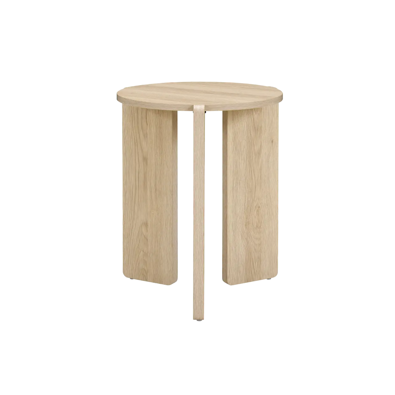 Halo Oak Woodgrain Side Table – Natural, Modern & Sculptural – Nicholas ...