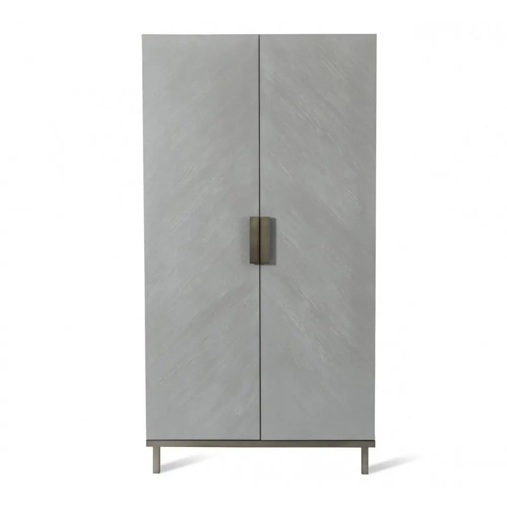Twenty10 Design Lilly Grey Wardrobe with Bronze Handles – Nicholas John ...